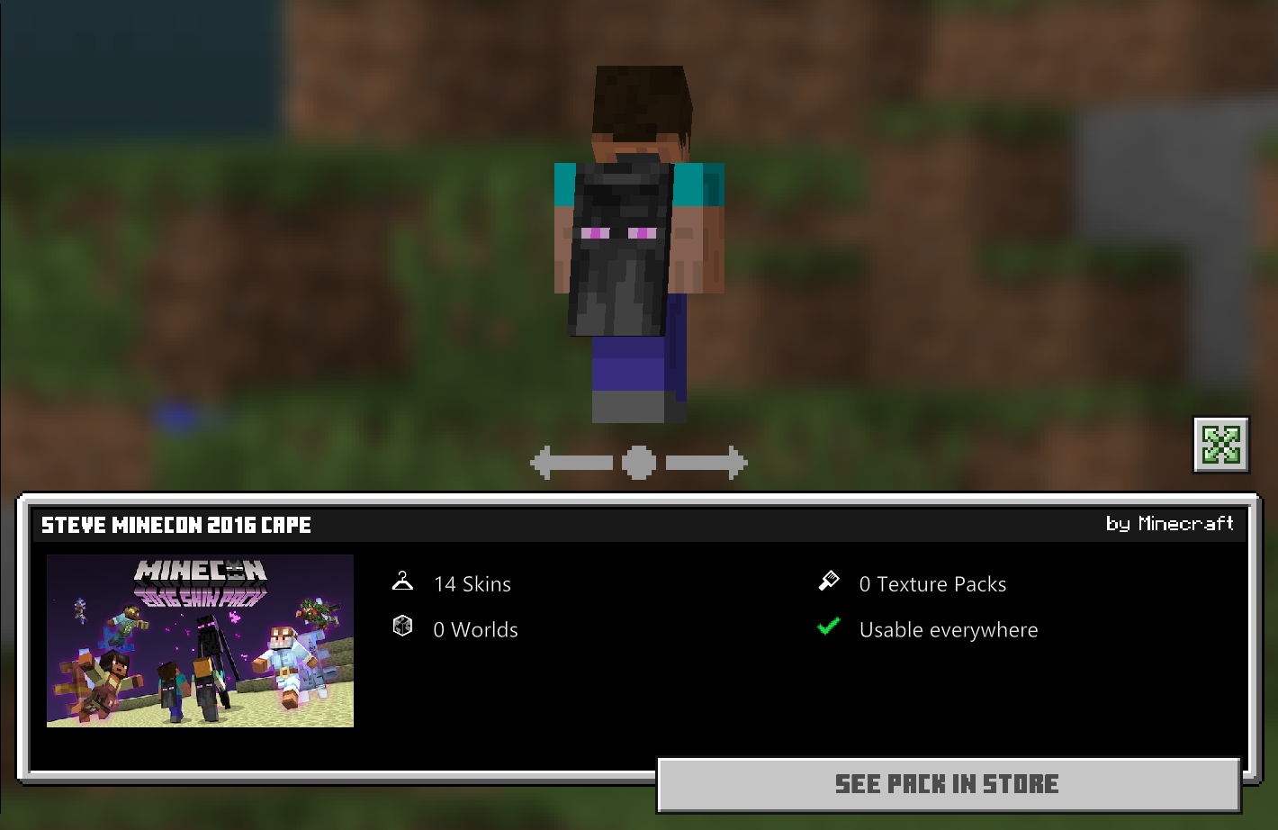 Bedrock Put Minecon 2016 Capes In The New Cape Feature For Current Bedrock Put Minecon 2016 Capes In The New Cape Feature For Current